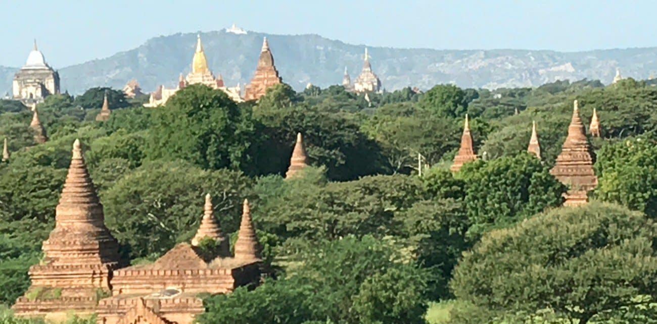 Bagan with it's thousands of temples and pagodas is a rival to Angkor Wat